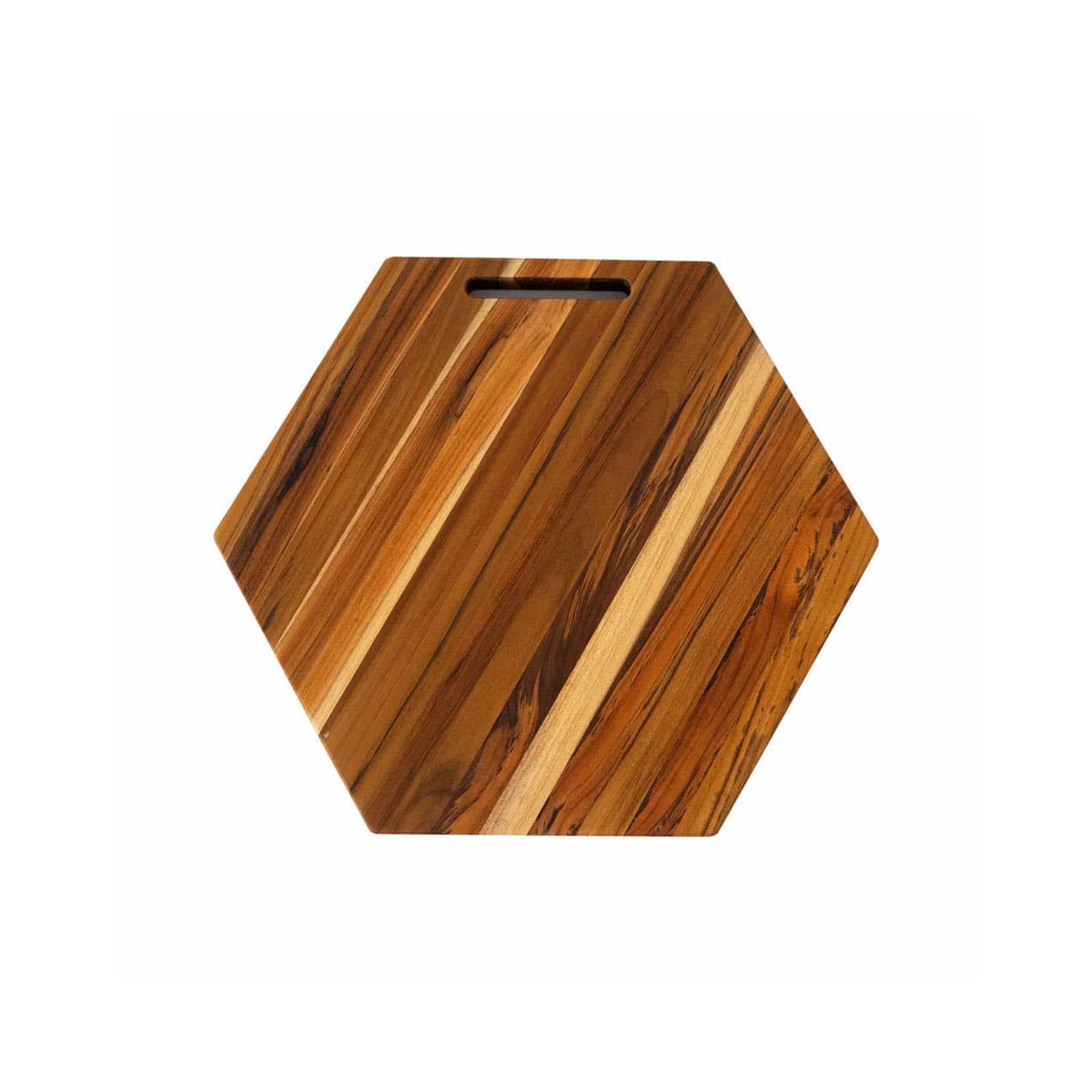 Teakhaus Hexagonal Cutting/Serving Board– Greentail Table