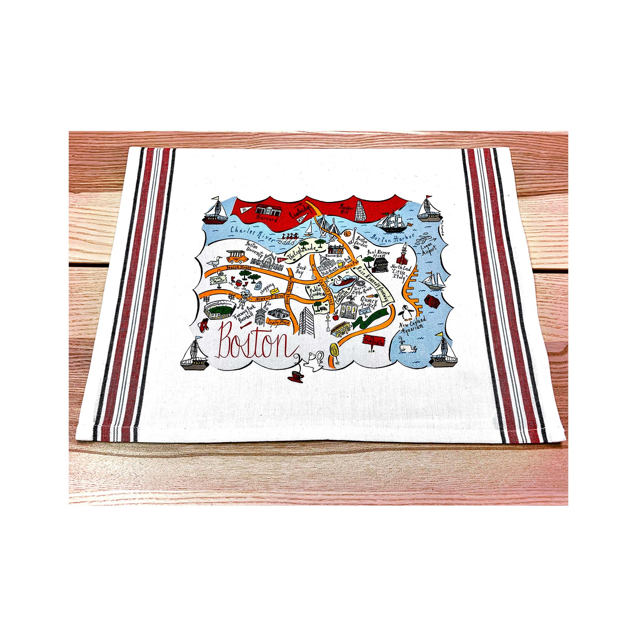 Tea Towel - Boston– Greentail Table